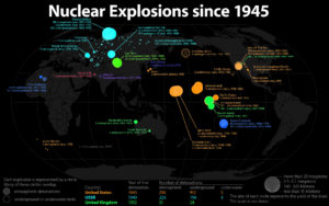 Staggering Animated Map Of Every Nuclear Bomb Detonation In History ...