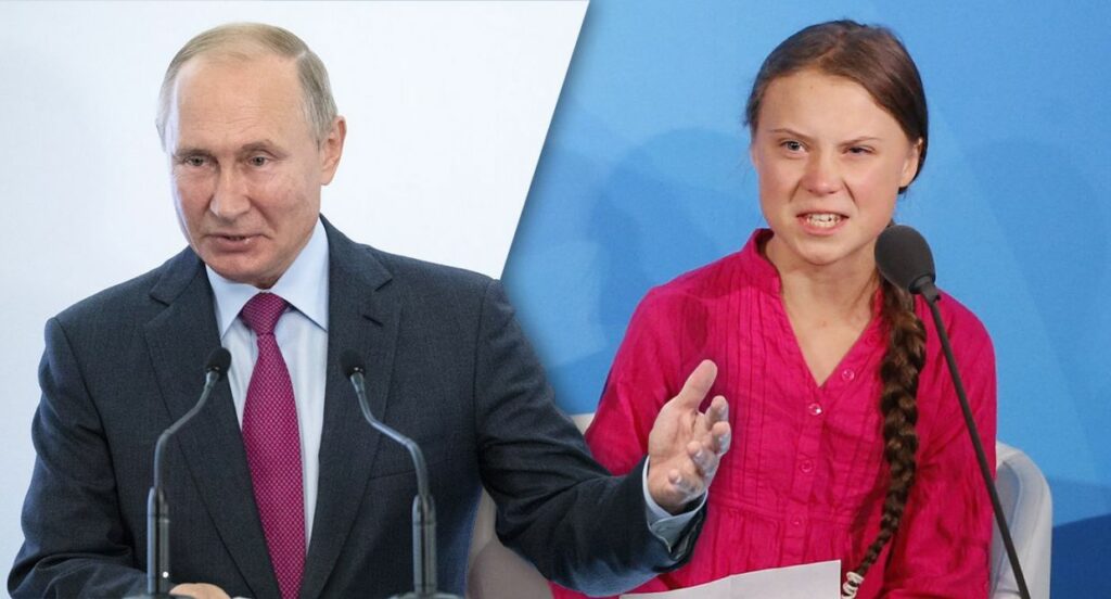 Putin the Impaler takes on Greta the Grinch – The Millennium Report